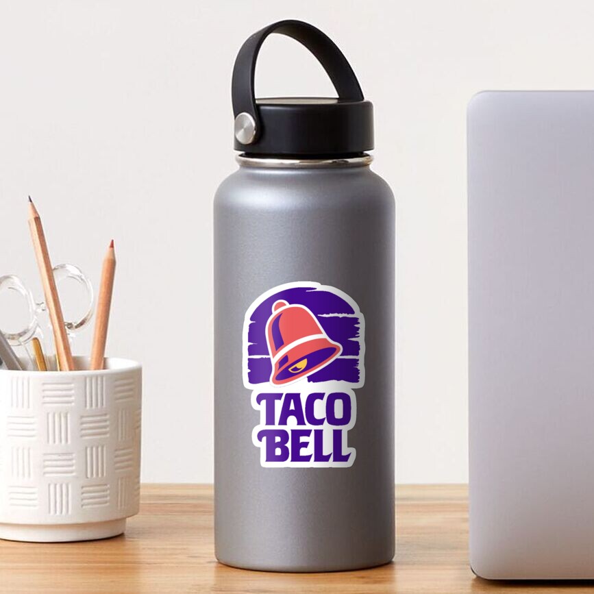 "vintage taco bell logo" Sticker for Sale by renkedrick | Redbubble