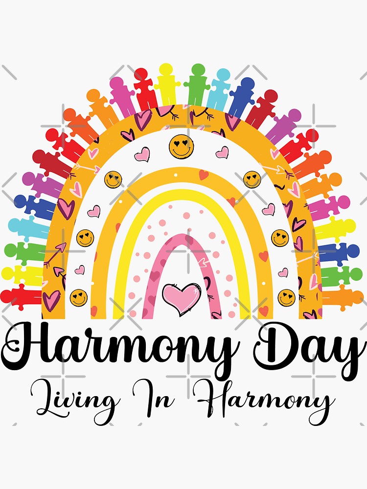 "Harmony Day Australia" Sticker for Sale by MagicalArtNew ⭐⭐⭐⭐⭐ | Redbubble