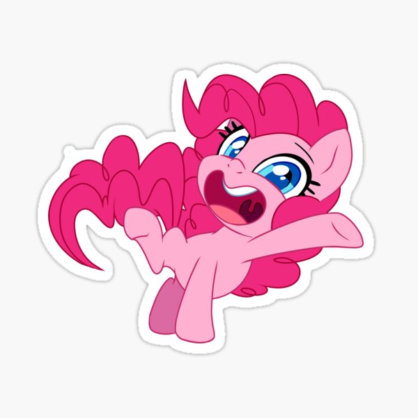 "Pinkie Pie" Sticker by Pepooni | Redbubble
