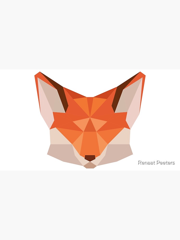 "Triangle Fox" Art Print by Renaatp | Redbubble
