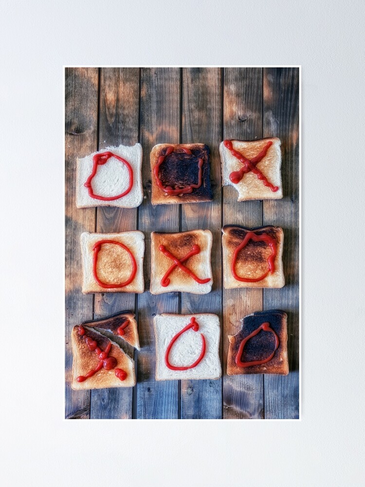 "tic tac toe" Poster by JoanaKruse | Redbubble