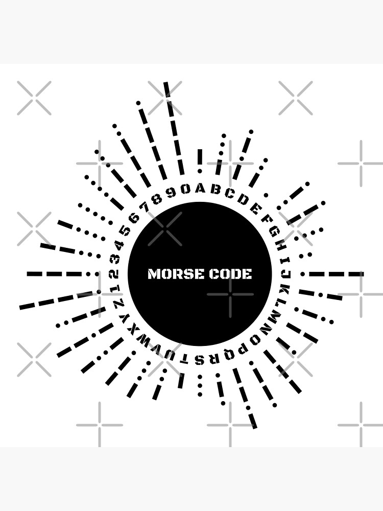 International Morse Code Alphabet Chart Premium Matte Vertical Poster ...