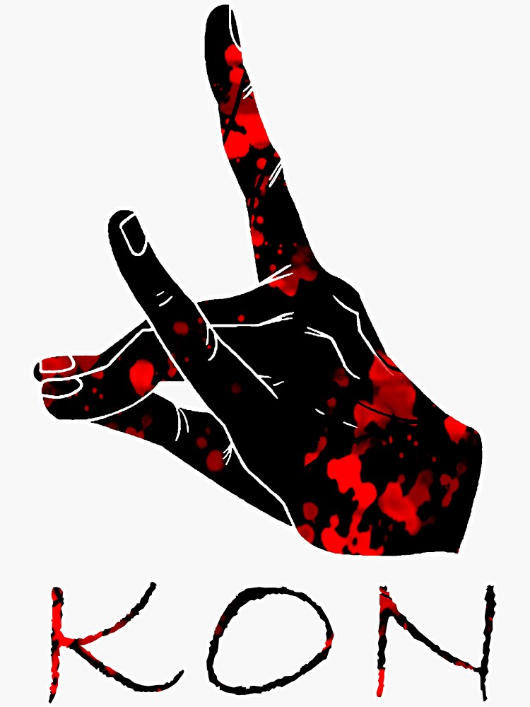 ""Kon" - Chainsaw Man" Sticker for Sale by James Mooar | Redbubble