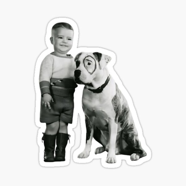 "Little Rascals Petey" Sticker for Sale by holidays4you | Redbubble