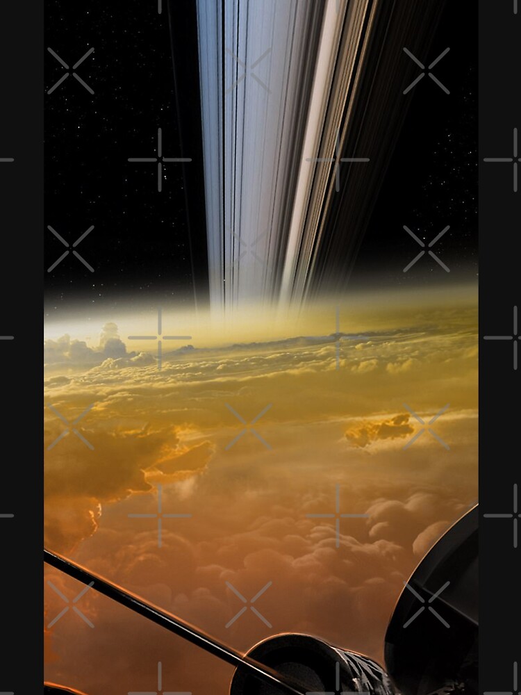 "The Rings of Saturn" T-shirt by Daniel-Hoving | Redbubble