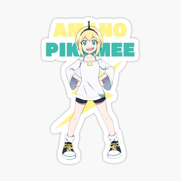 "Amano Pikamee" Sticker for Sale by Deeptechn | Redbubble