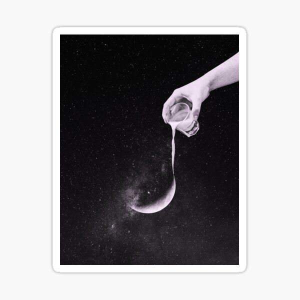 "half and half" Sticker by ohnoballoons | Redbubble