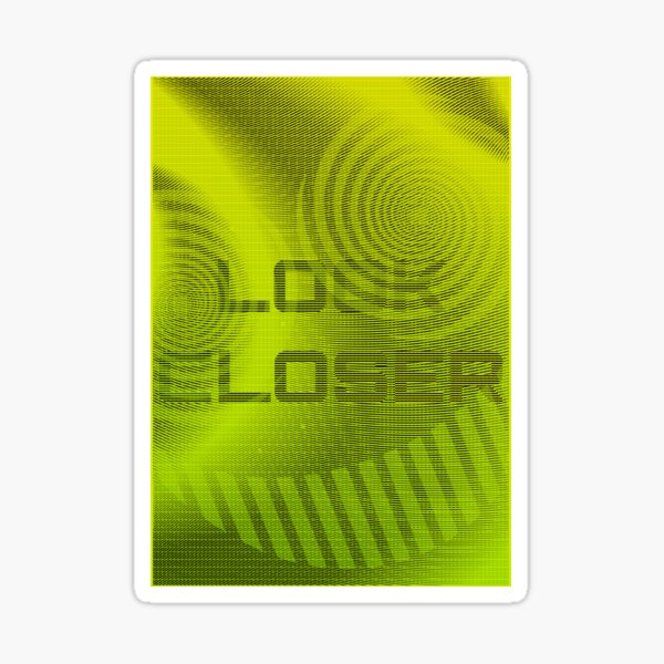 "LOOK CLOSER - SMILER" Sticker for Sale by doconyxdesigns | Redbubble