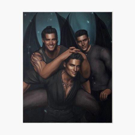 "Rhysand, Cassian, Azriel - Batboys" Art Board Print for Sale by ...