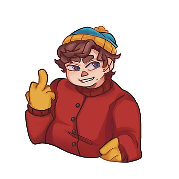 "Eric Cartman Sticker (South Park)" Sticker for Sale by lillastarr ...