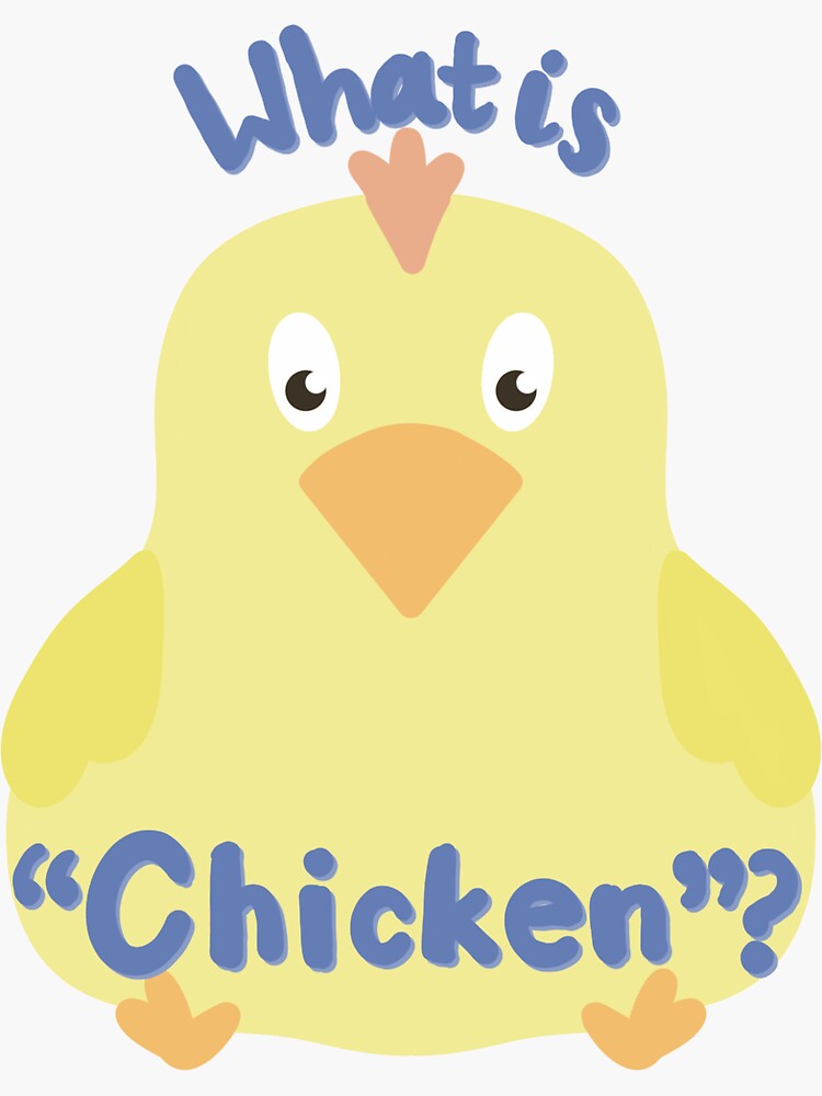 "What Is Chicken? Law School Meme" Sticker for Sale by Ldebranski ...
