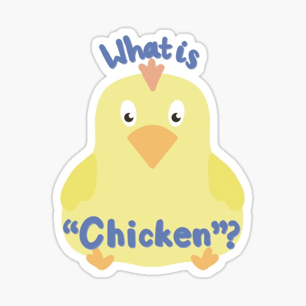 "What Is Chicken? Law School Meme" Sticker for Sale by Ldebranski ...