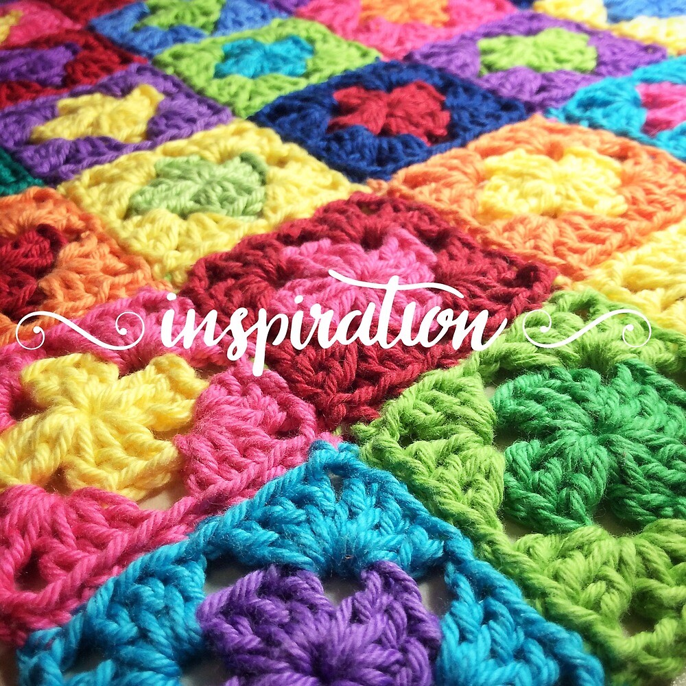 "Inspiration Crochet and Colour" by QueenBabs | Redbubble