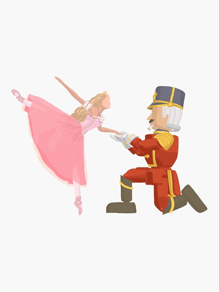 "Sugar Plum Princess and the Nutcracker" Sticker for Sale by alaynamadeline | Redbubble