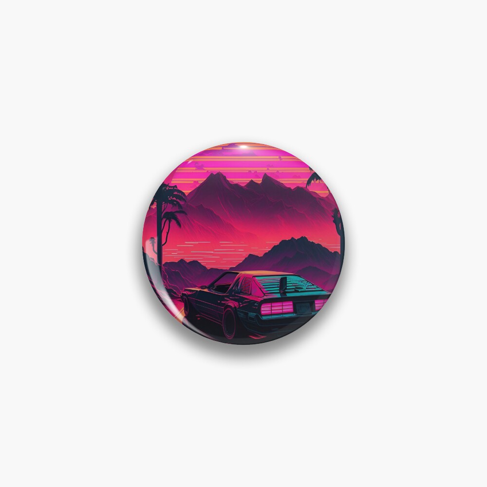 "synthwave" Sticker for Sale by aimamia | Redbubble