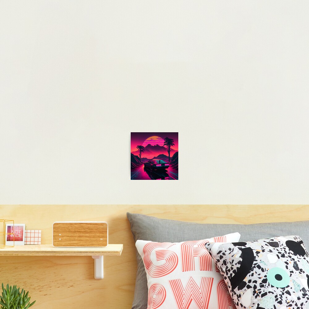 "synthwave" Sticker for Sale by aimamia | Redbubble