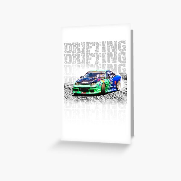 "Drifting Drift Car Design" Greeting Card by allovervintage | Redbubble