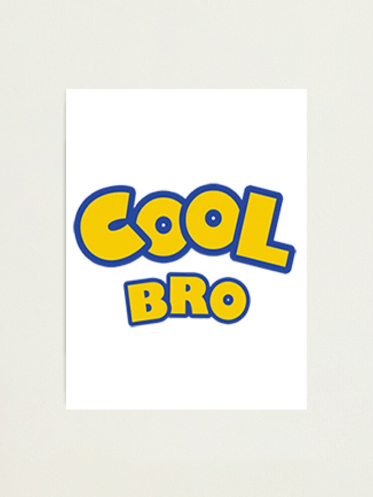 "Cool Bro Emoji" Photographic Print for Sale by Prestige313 | Redbubble