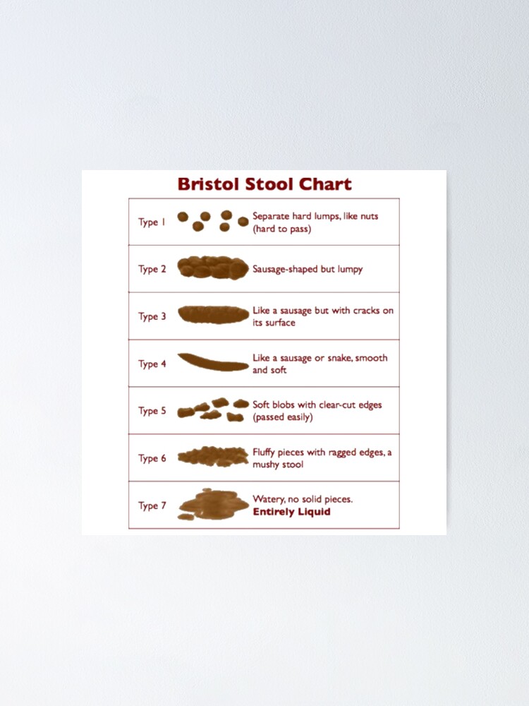 "Stool Chart" Poster for Sale by Glenbobagins | Redbubble