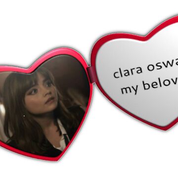 "clara oswald my beloved" Sticker for Sale by minapaige | Redbubble