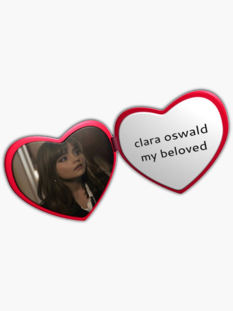 "clara oswald my beloved" Sticker for Sale by minapaige | Redbubble