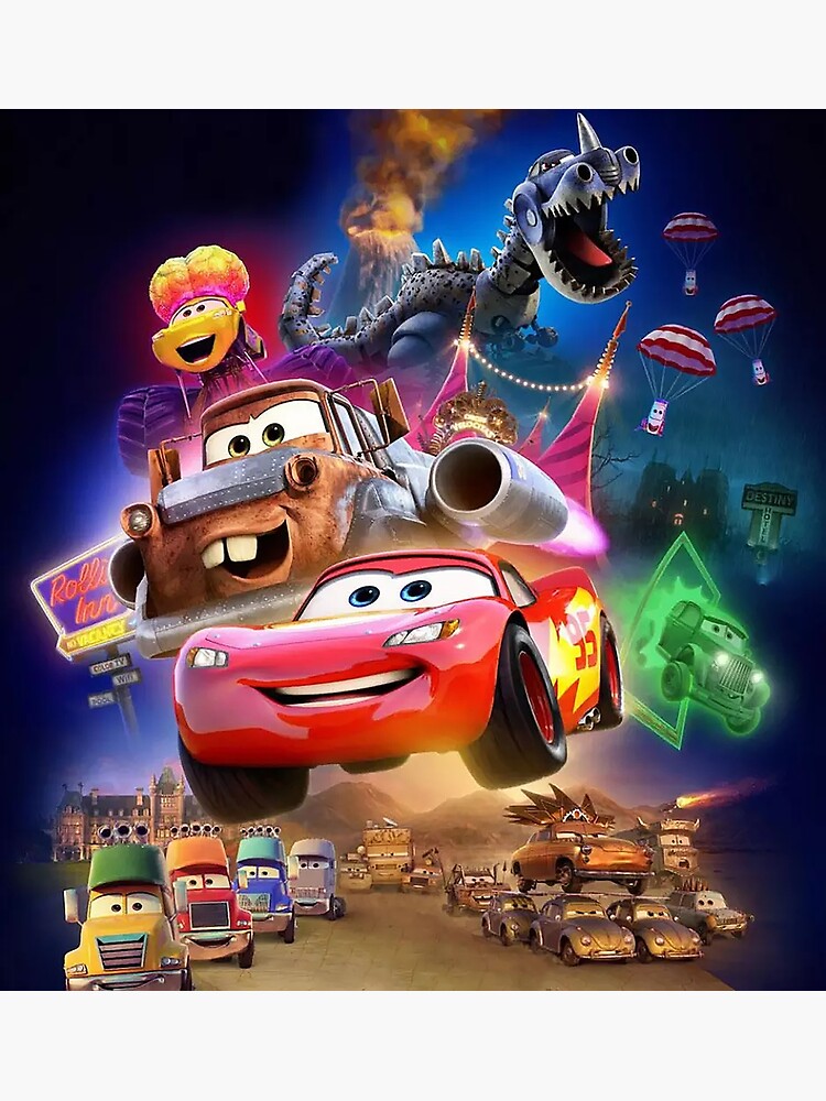 Póster Disney Cars, Cars Movie Poster, Cars Pixar, Lightning McQueen ...