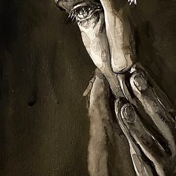 "A picture of sadness. Heavy thoughts, perhaps regrets." Sticker for ...