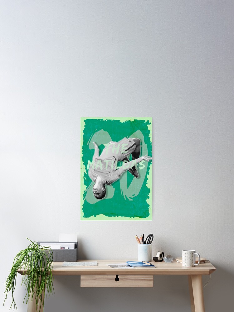 "Sam Kerr Backflip Celebration" Poster for Sale by Woso Fan Art | Redbubble