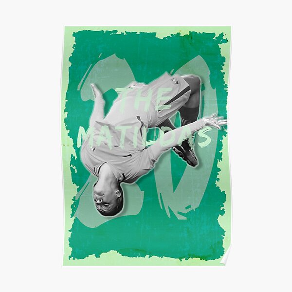 "Sam Kerr Backflip Celebration" Poster for Sale by Woso Fan Art | Redbubble