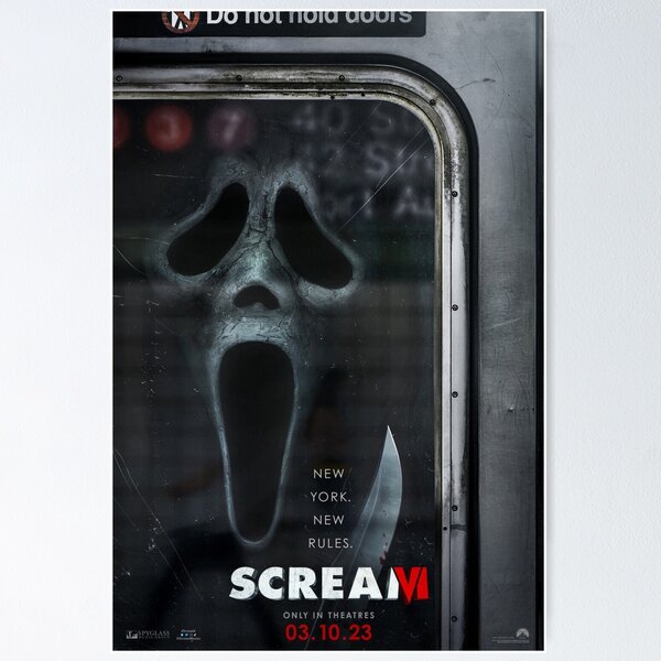 "Copy of Scream 6 ghostface" Poster for Sale by noomiprints | Redbubble