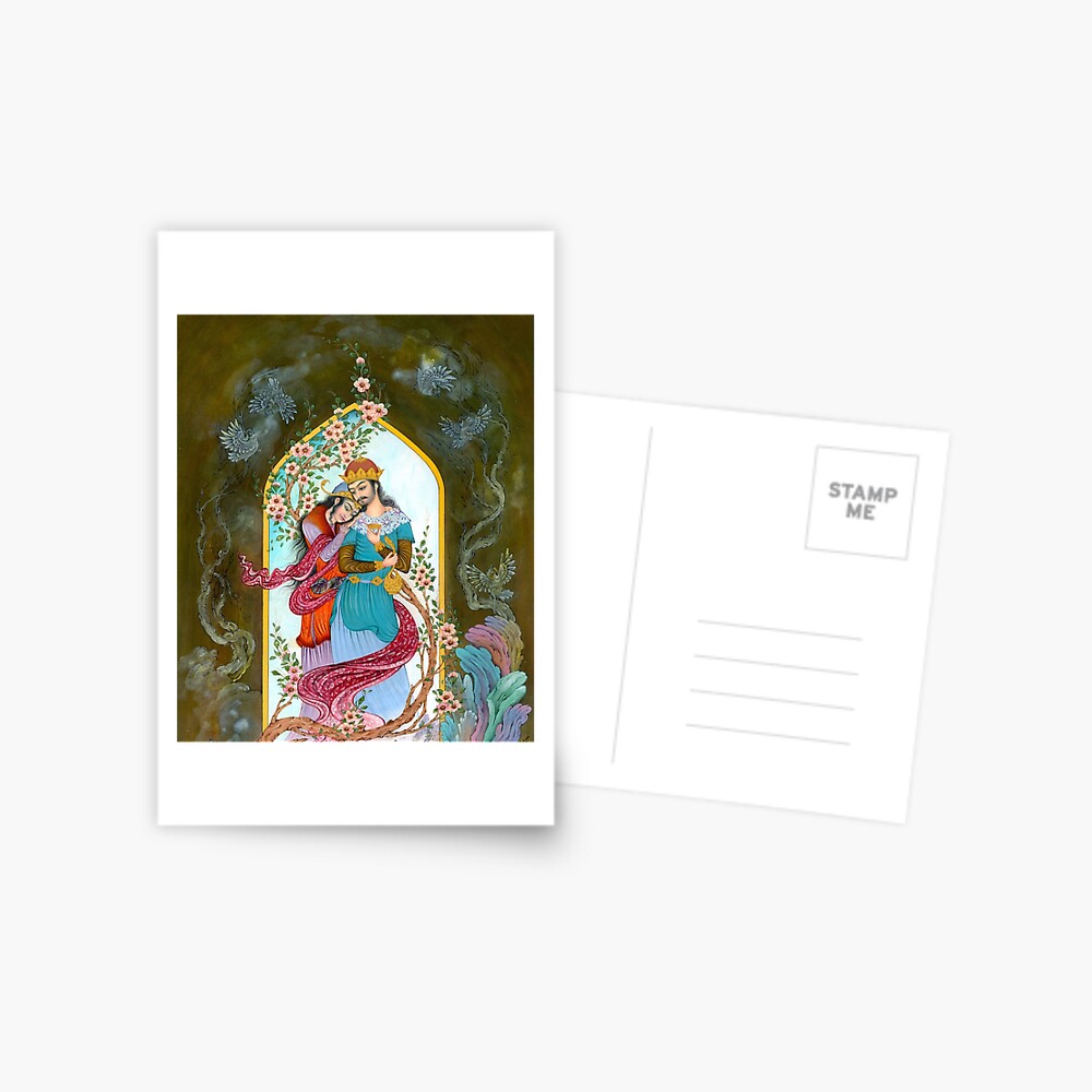 "نقاشی مینیاتوری Miniature painting, Persian Art-poems Hafez" Poster ...