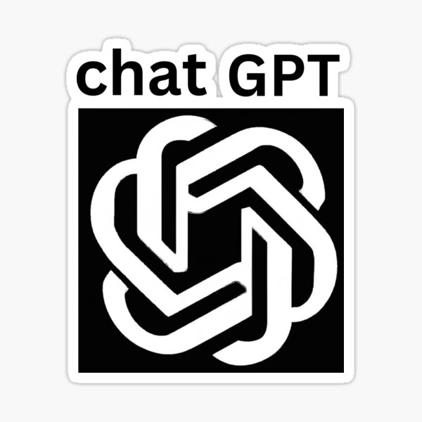 "Chat GPT" Sticker for Sale by artigrow | Redbubble