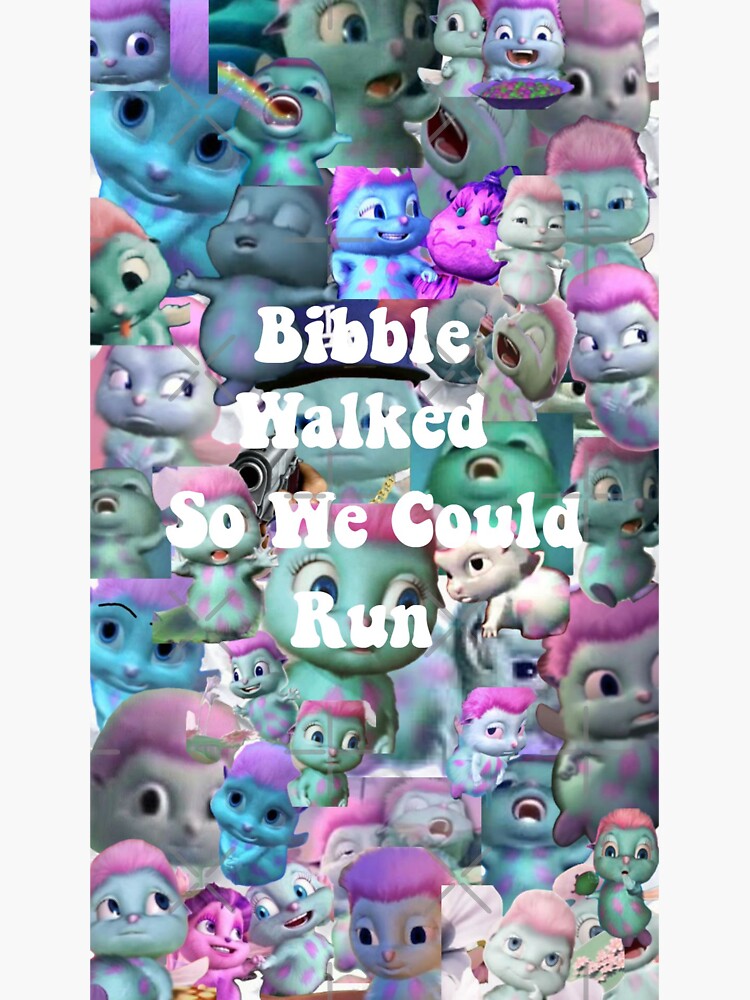 "Bibble Walked So We Could Run" Sticker for Sale by Piixiefae | Redbubble