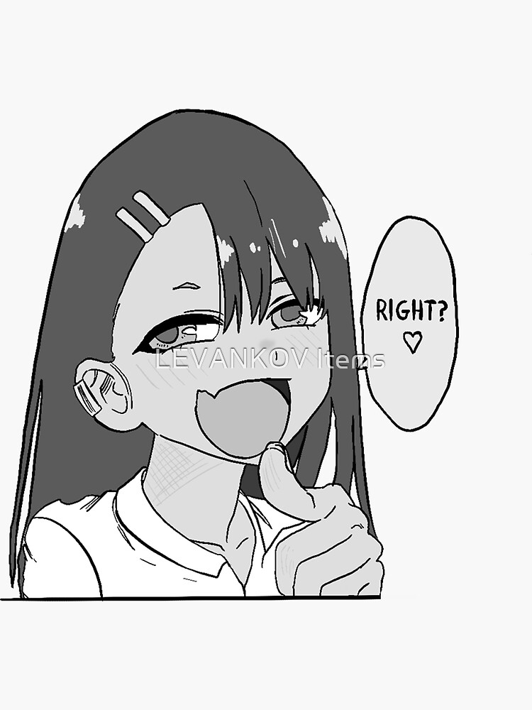 "hayase nagatoro" Sticker for Sale by LEVANKOV Items | Redbubble