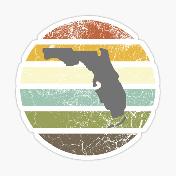 "Florida" Sticker for Sale by porchswings | Redbubble