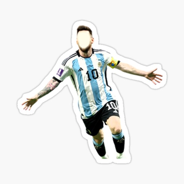 "world cup soccer football lionel messi argentina Sticker" Sticker for ...