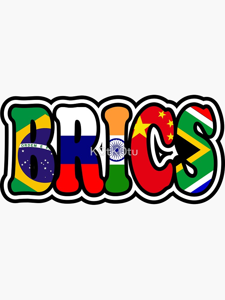 "Brics Flags" Sticker for Sale by K0tK0tu | Redbubble