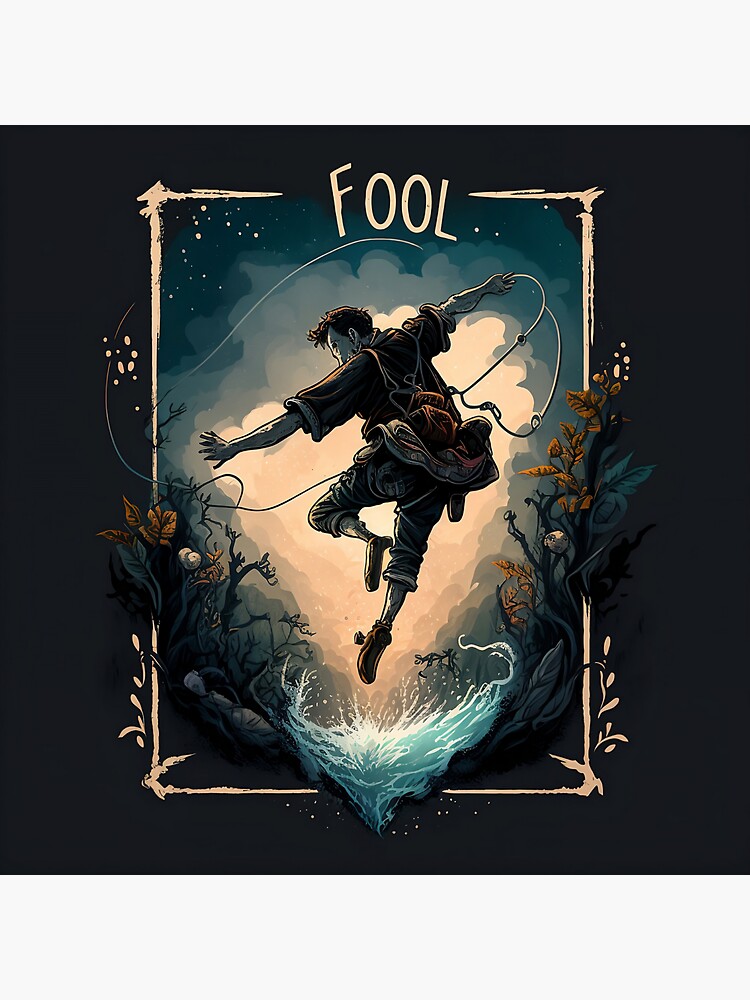 "The Fool " Sticker for Sale by AstroGen | Redbubble