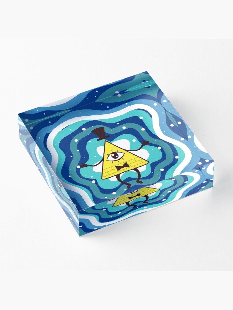 "Bill cipher blue " Acrylic Block for Sale by dixieulquiorra | Redbubble