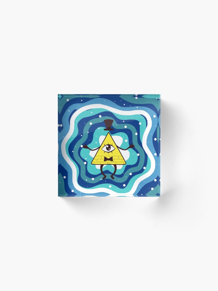 "Bill cipher blue " Acrylic Block for Sale by dixieulquiorra | Redbubble