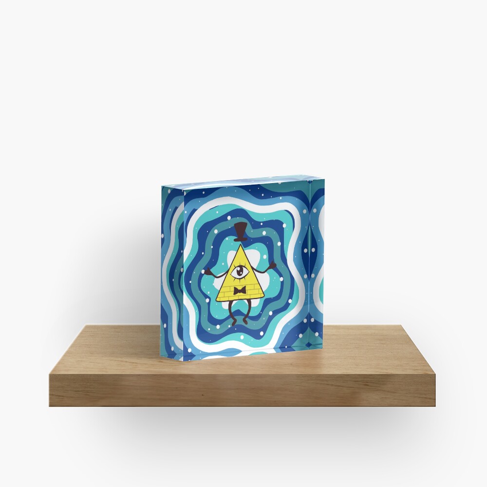 "Bill cipher blue " Acrylic Block for Sale by dixieulquiorra | Redbubble