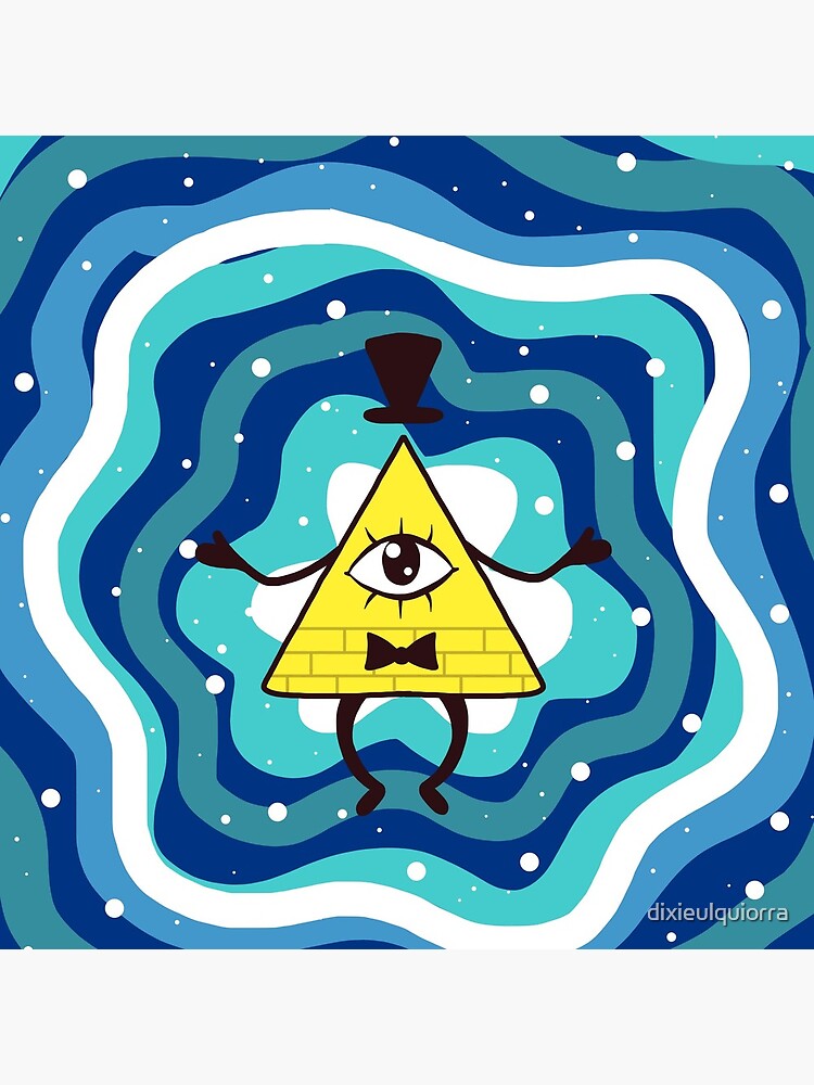 "Bill cipher blue " Acrylic Block for Sale by dixieulquiorra | Redbubble