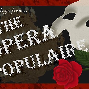 "Greetings From the Opera Populaire" Sticker for Sale by mrblinders ...