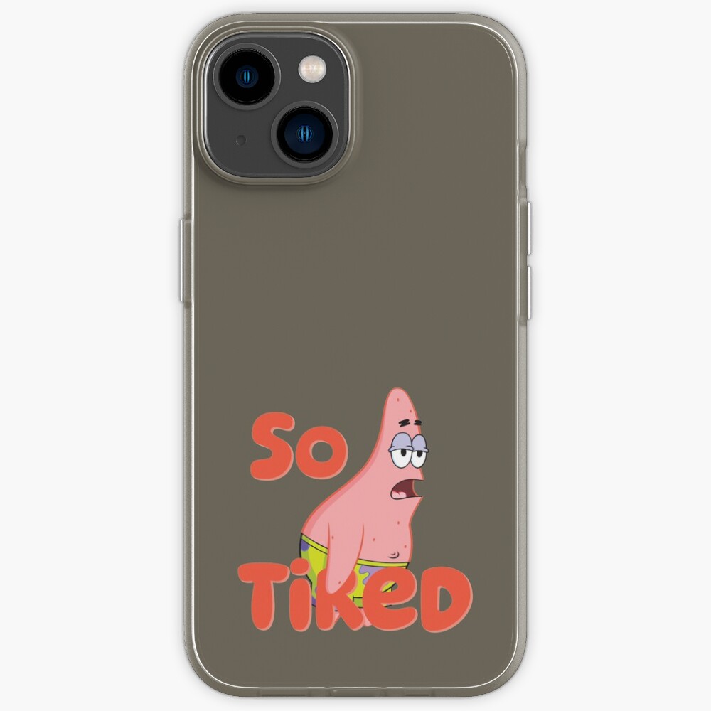 "Patrick Star- tired" iPhone Case for Sale by magicbyalexis | Redbubble