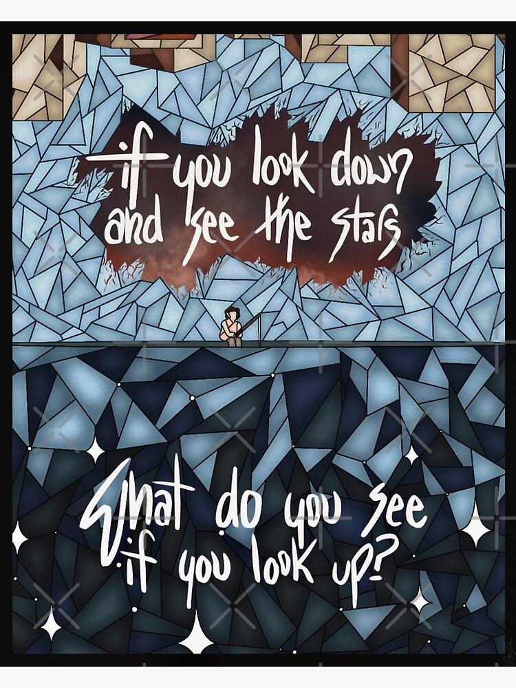 "See the stars below" Sticker for Sale by faeovyn | Redbubble