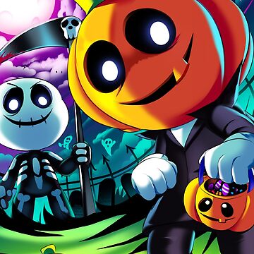 "spooky month" Poster for Sale by vivianahardwick | Redbubble