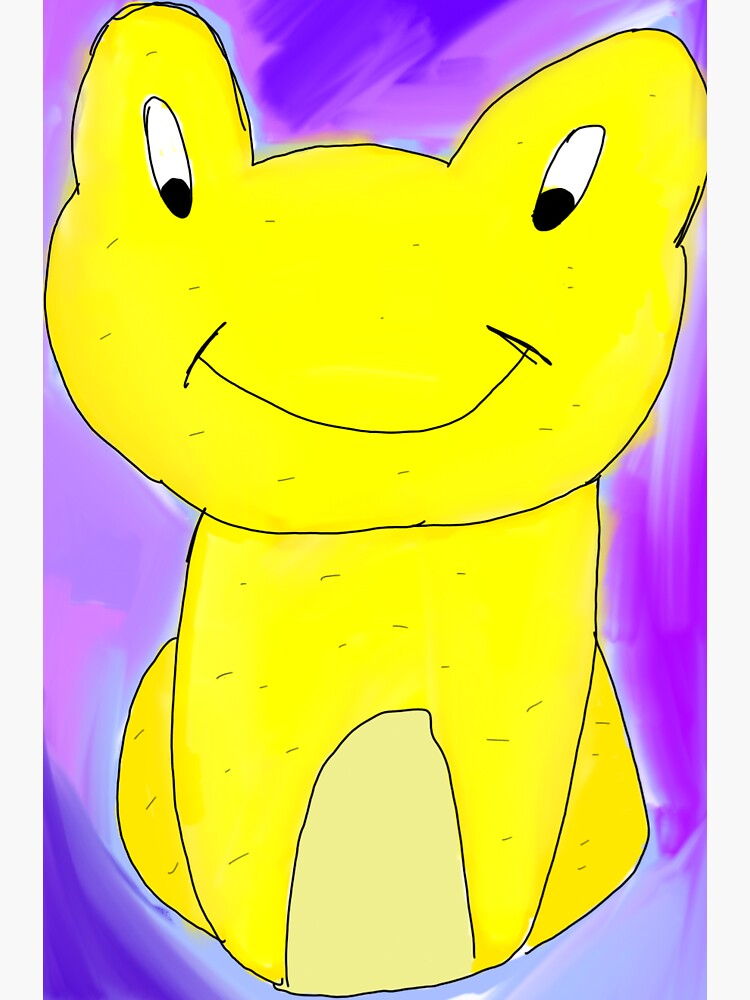 "Lemon frog " Sticker for Sale by Acefrogs | Redbubble