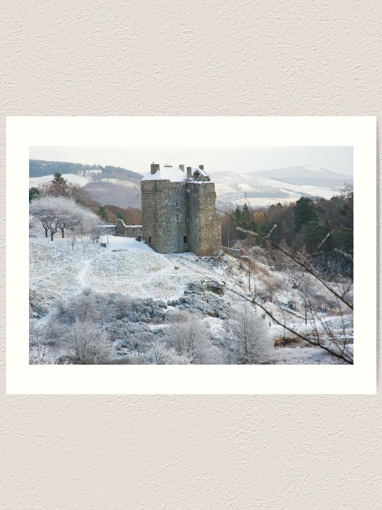 "Neidpath Castle Near Peebles Scotland" Art Print by DonDavisUK | Redbubble
