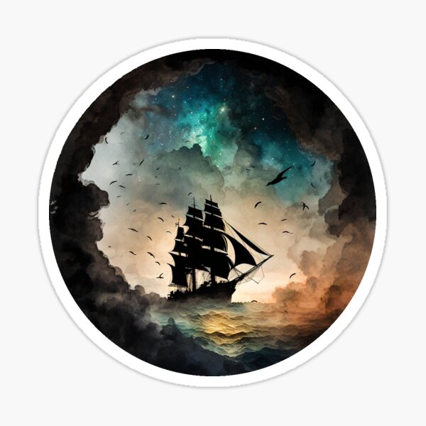 "The Black Pearl " Sticker for Sale by ACRStickers | Redbubble