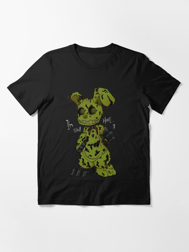"FNAF 3 Springtrap" T-shirt for Sale by InkyBlackKnight | Redbubble ...